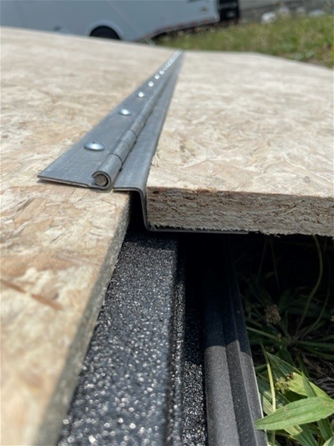 16" Ramp Door Extension for 5ft Wide Trailer